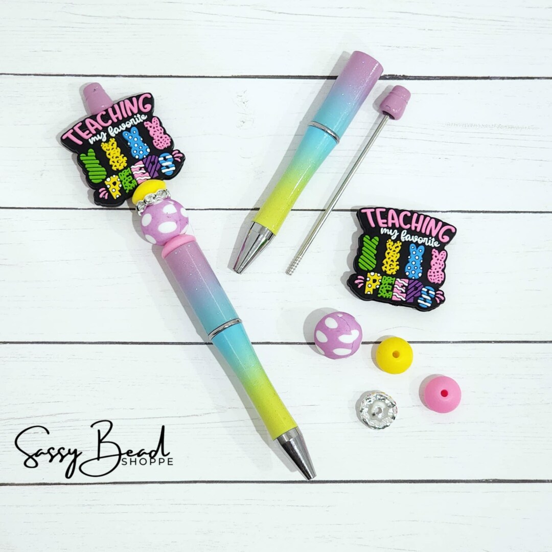 My Favorite Peeps Beadable Pen Kit, Easter DIY Craft PLASTIC Pen Kit ...