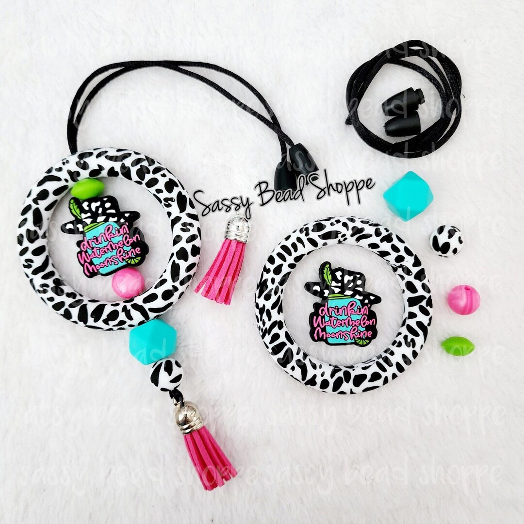 Jamming to Country Car Charm Kit, Beaded Car Charm, Rearview Mirror ...