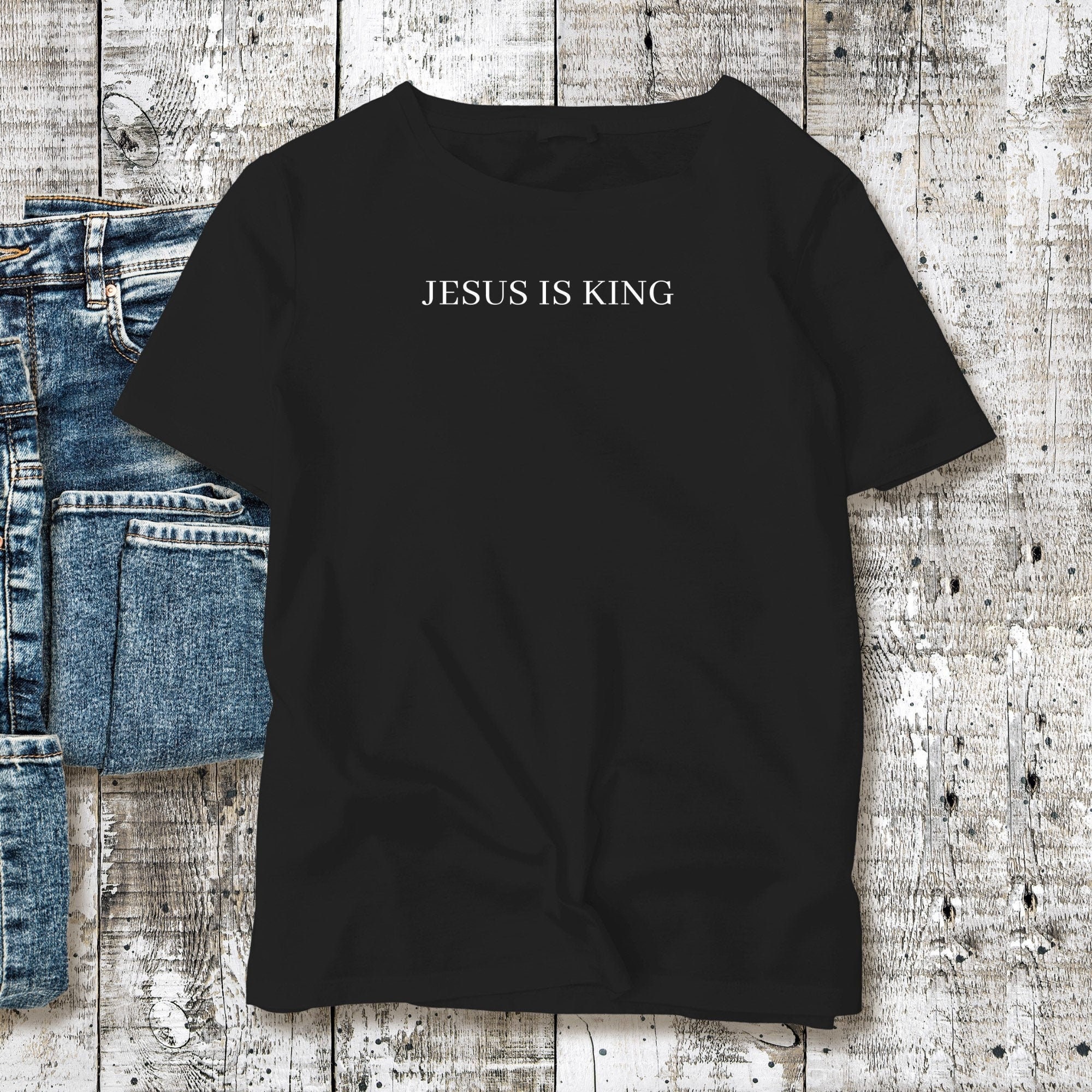 Jesus Is King T Shirt Christian T Shirt Christian Apparel Etsy