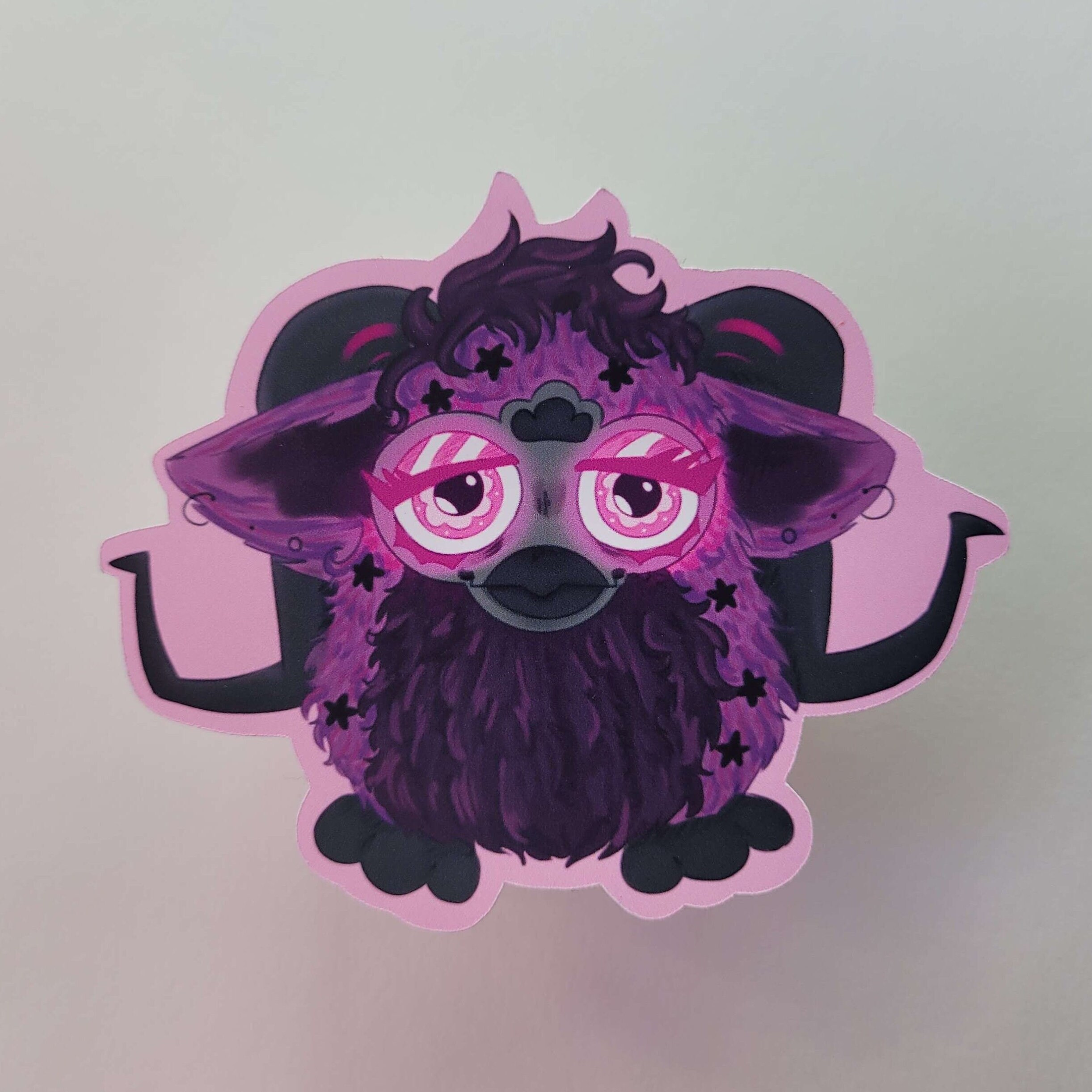 Gothic Furby Sticker - Etsy