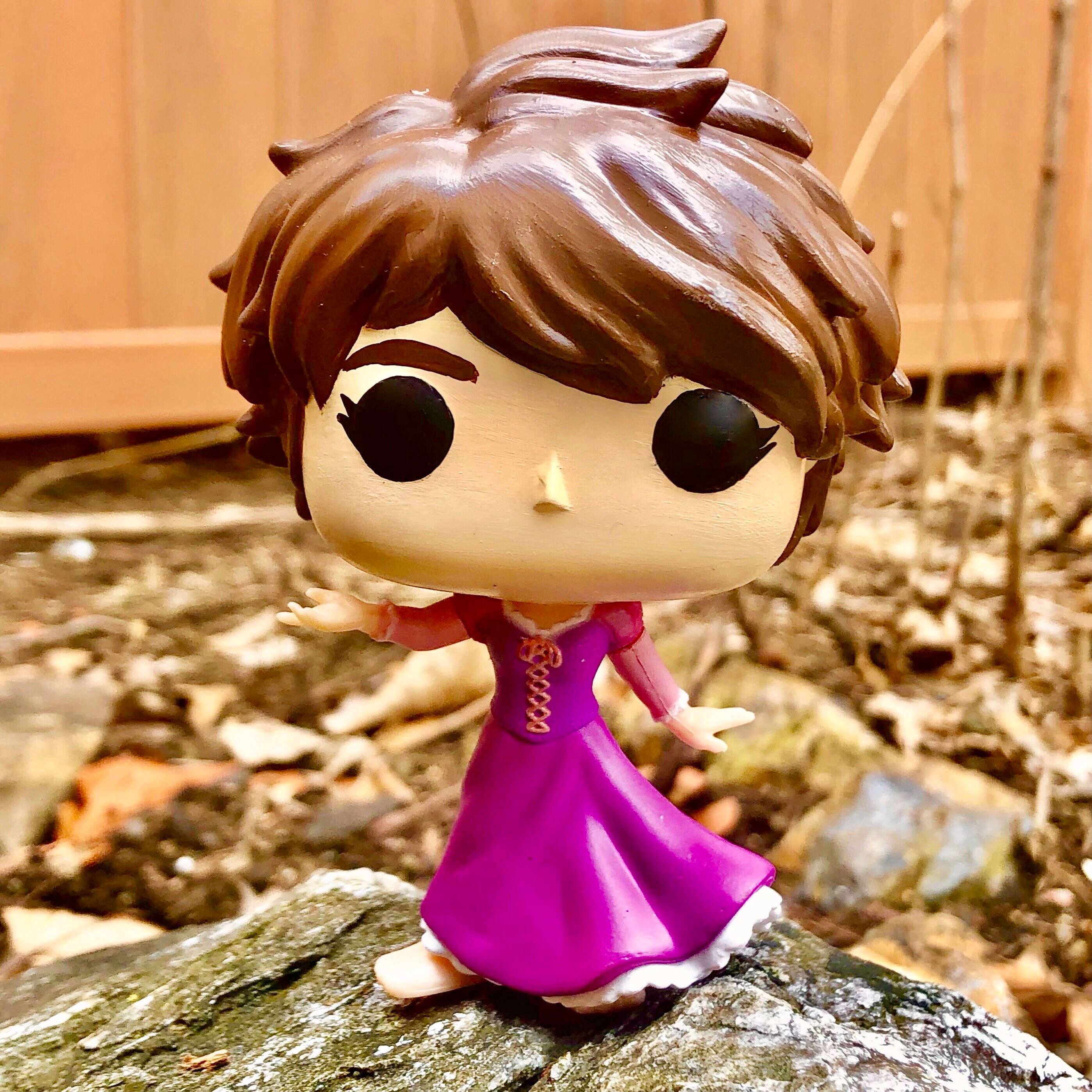 Rapunzel Short hair Inspired Custom Funko Pop From Tangled Rapunzel Short hair Inspired Custom Funko Pop From Tangled
