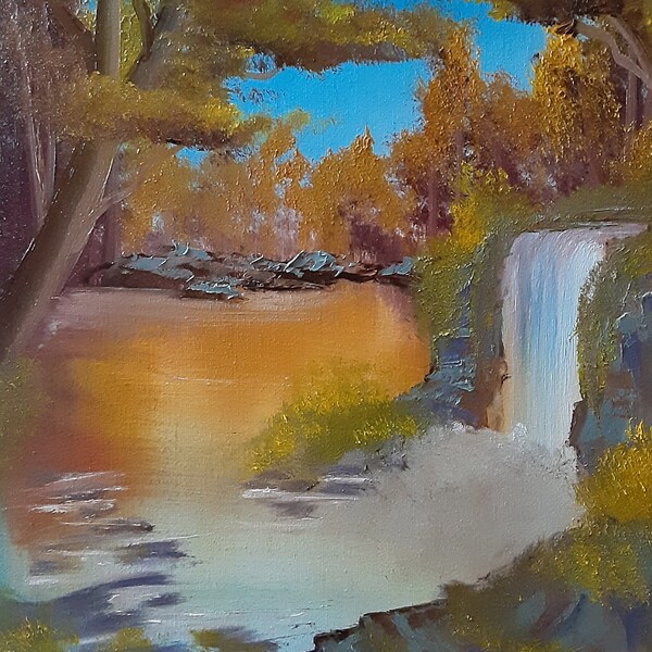 Bob Ross Signed Original Paintings - Etsy