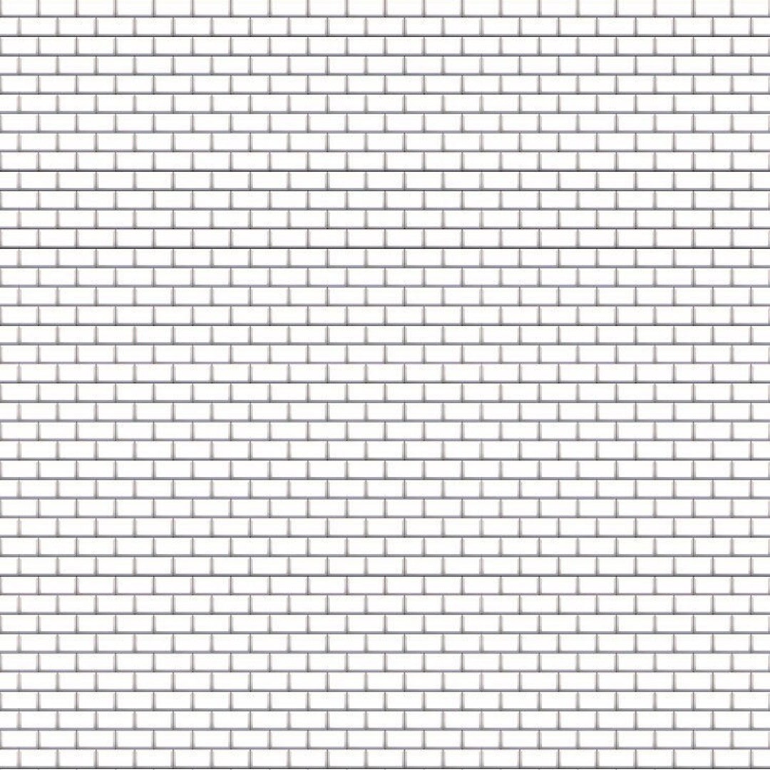 1/24 Dollhouse Subway Tile Flooring 1:24 White Subway Tile Miniature ...