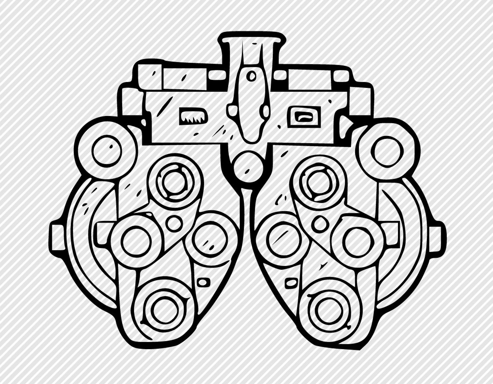 Phoropter Outline Svg File | Digital Download - Etsy