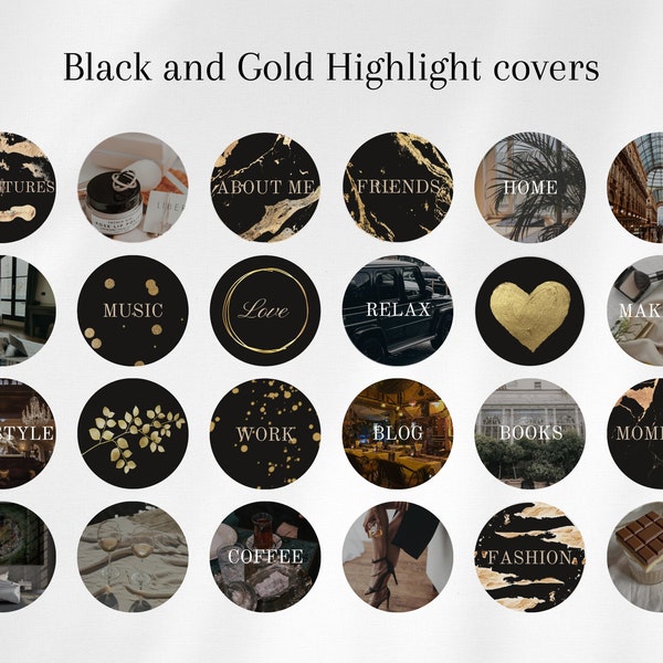 Highlight Covers - Etsy