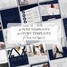 60 Royal Blue Instagram Templates, Post and Story, Branding Social ...