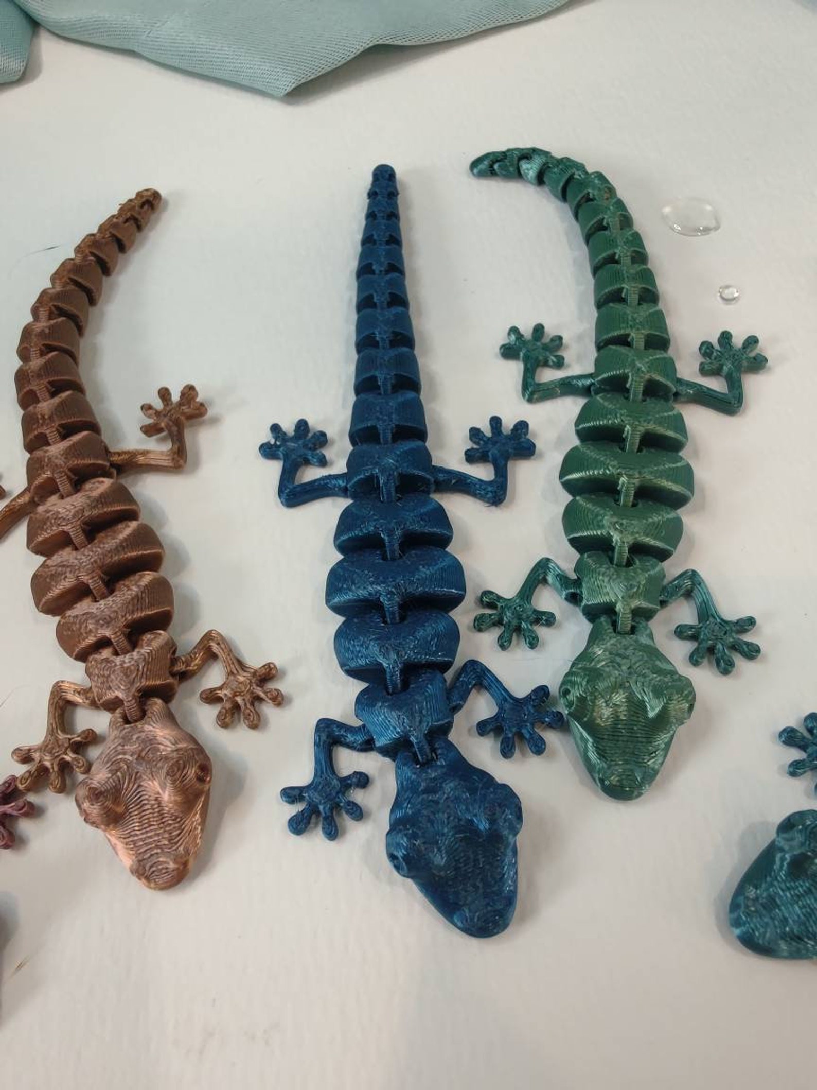 Cute 3D Printed Lizard Pair - Etsy