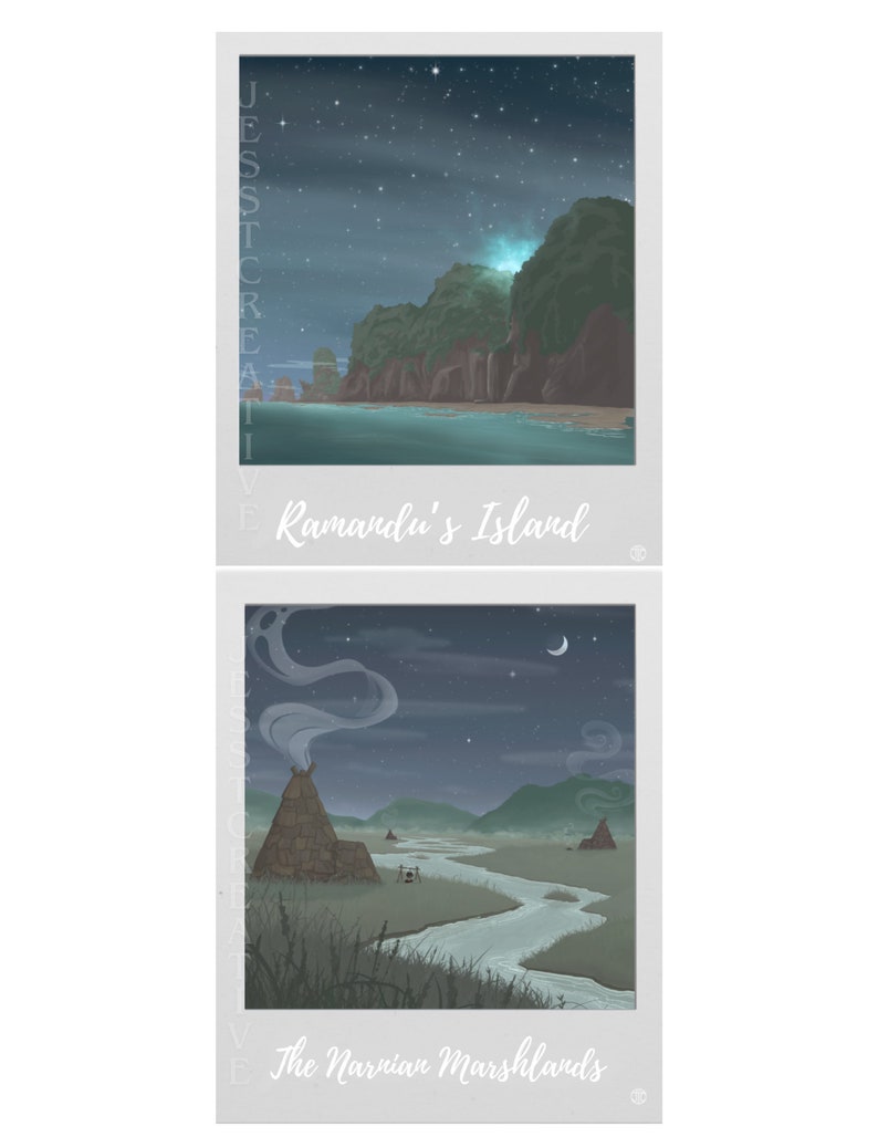 Narnia Inspired Polaroid Full Set - Etsy