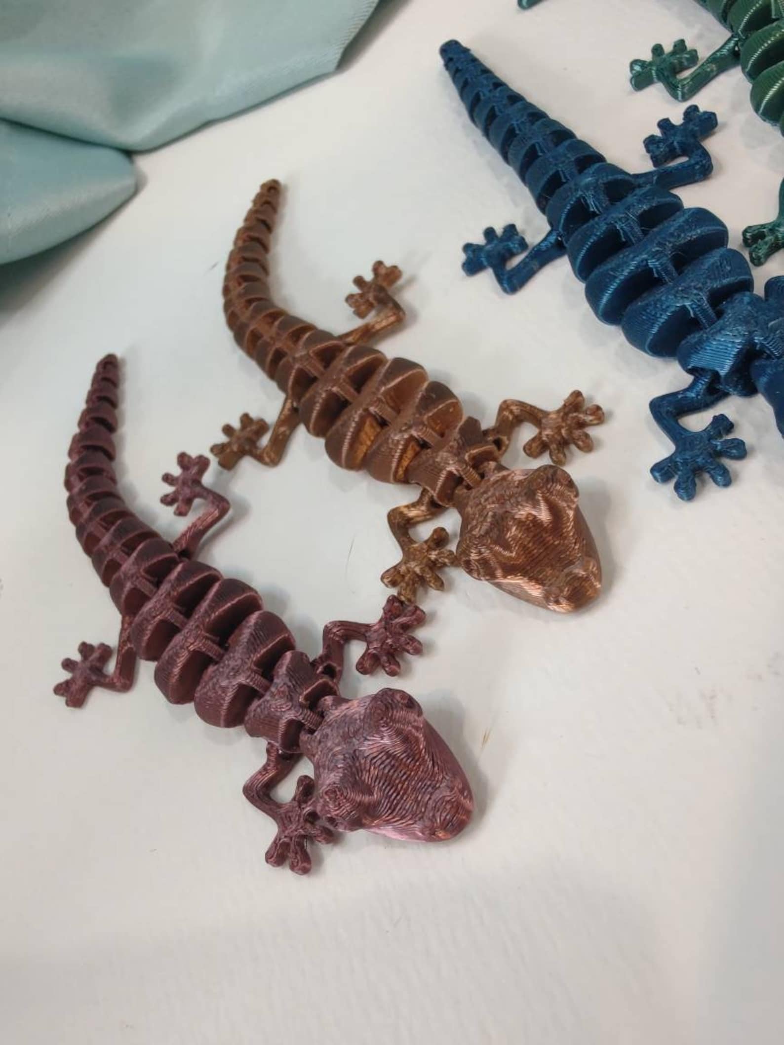Cute 3D Printed Lizard Pair - Etsy
