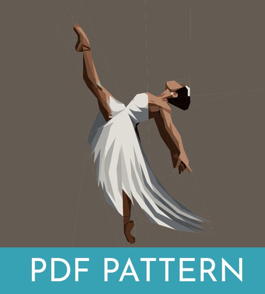 PDF Foundation Paper Piece Pattern: Prima Ballerina Quilt Pattern ...