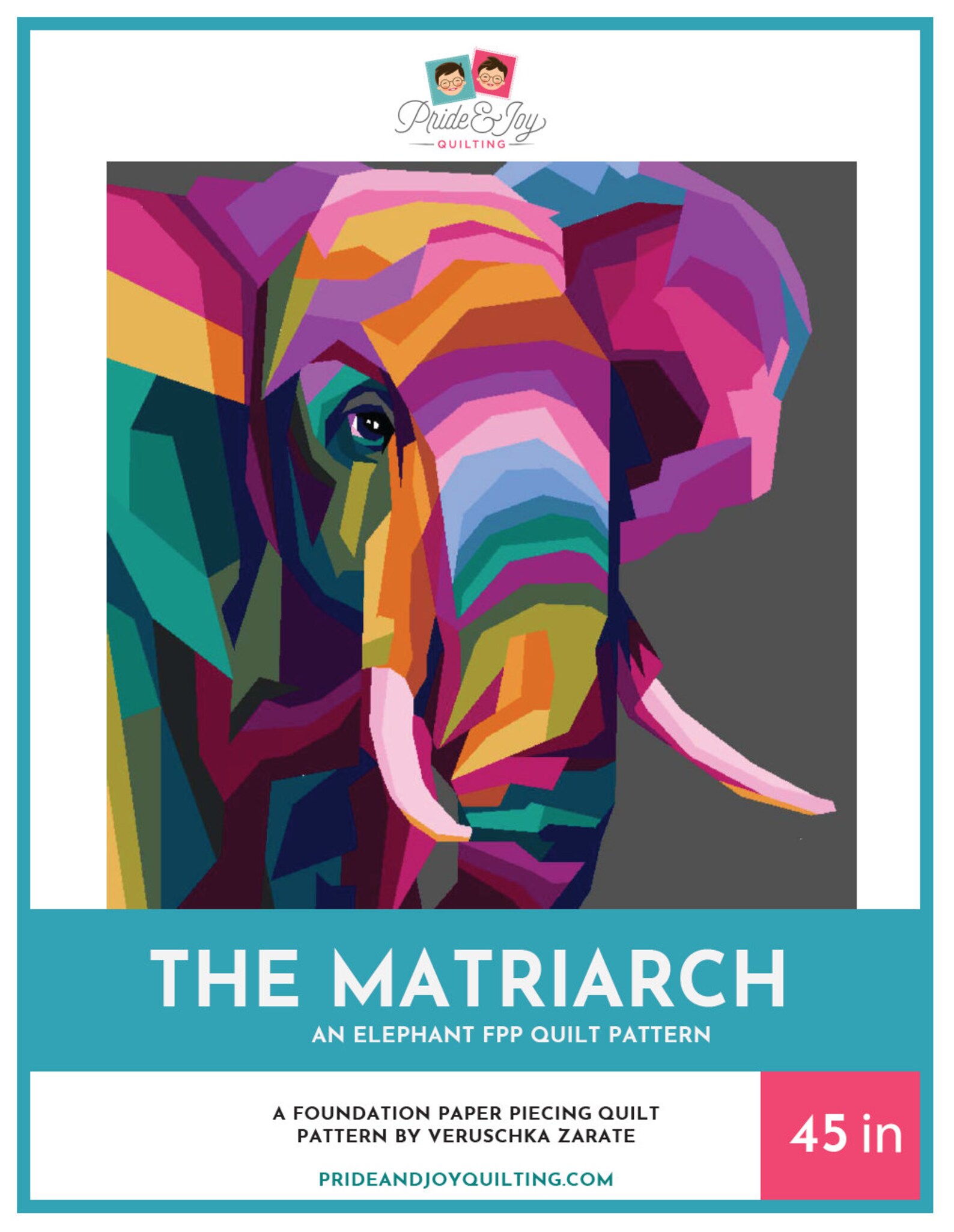 PDF the Matriarch Elephant Foundation Paper Piecing Quilt Pattern - Etsy
