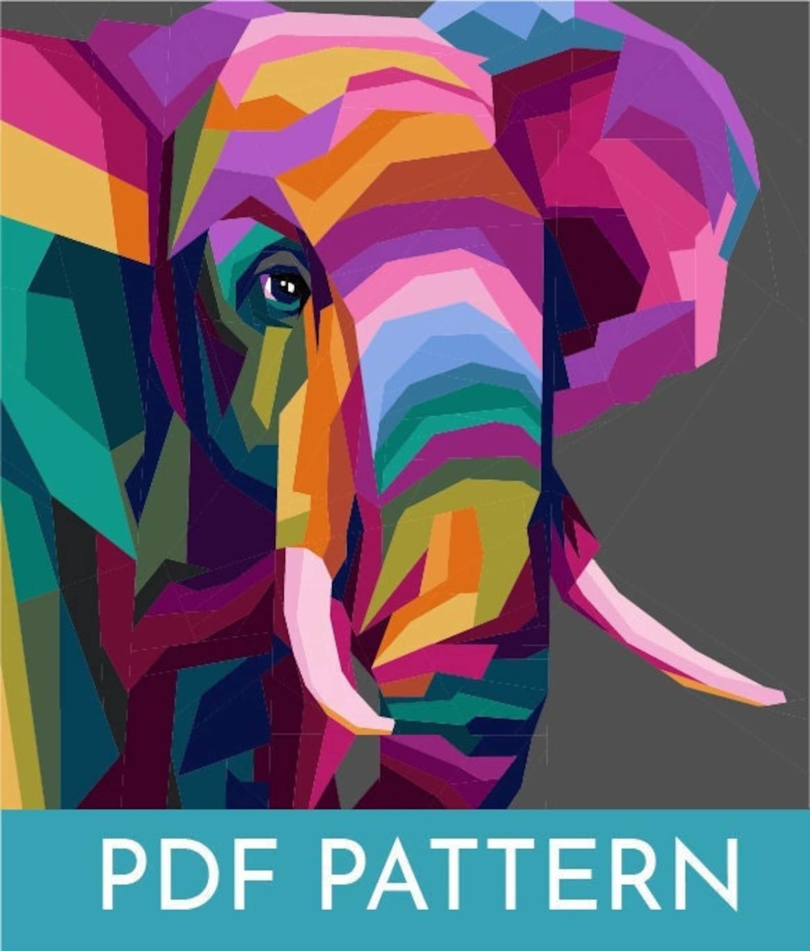 PDF the Matriarch Elephant Foundation Paper Piecing Quilt Pattern - Etsy