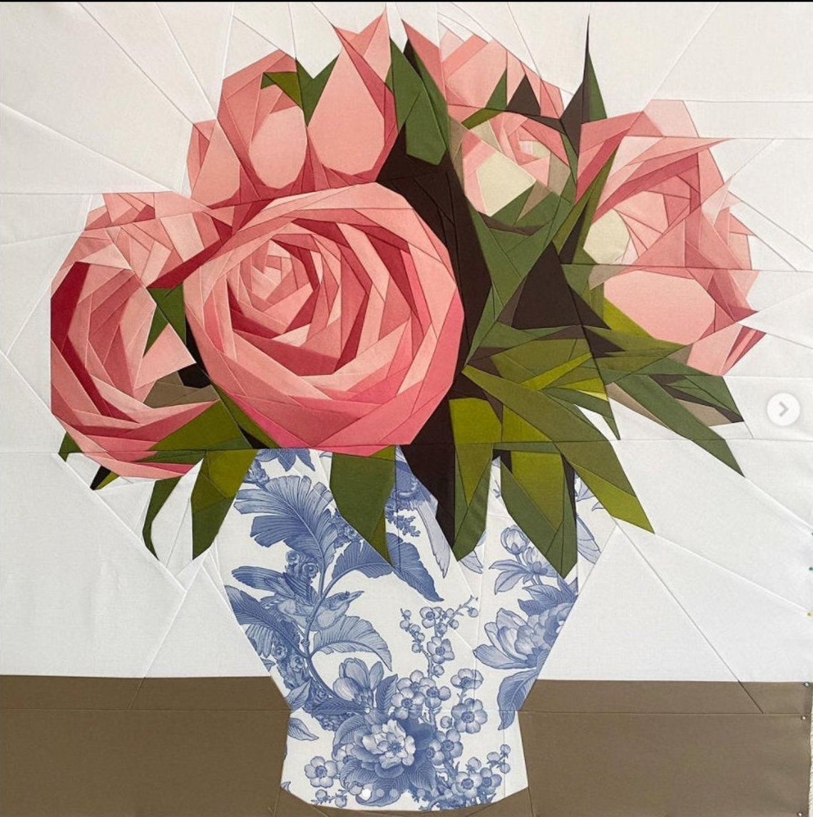 Vase of Flowers, a Foundation Paper Piecing Quilt Pattern (PDF) - Etsy