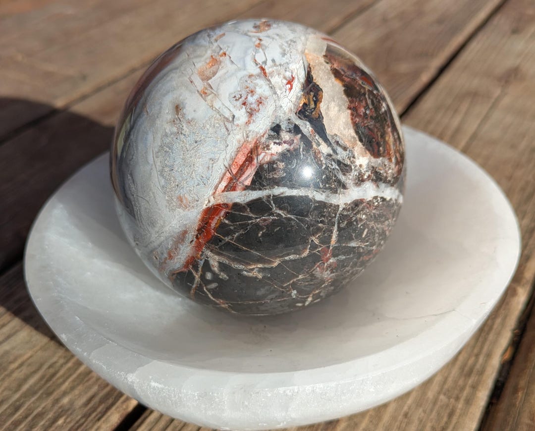 Money Agate Sphere - Etsy