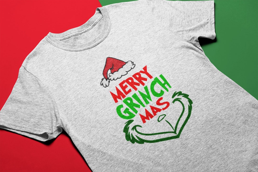 Merry grinch Mas DTF Transfers, Direct to Film, Custom DTF Transfer ...