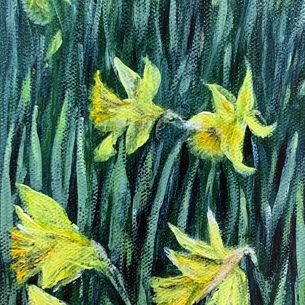Daffodils Painting - Etsy