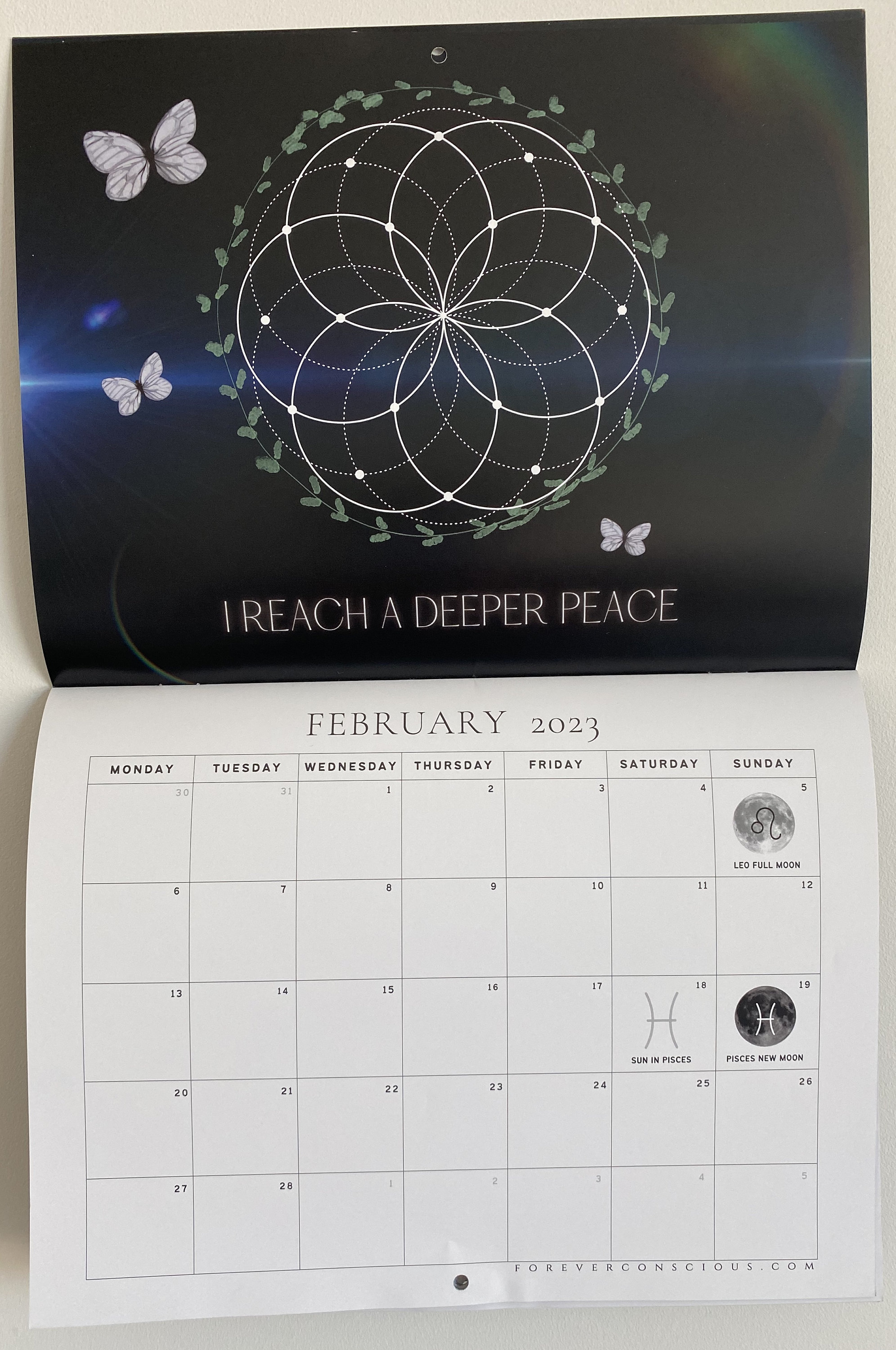 Moon Calendar 2023 - Etsy Australia