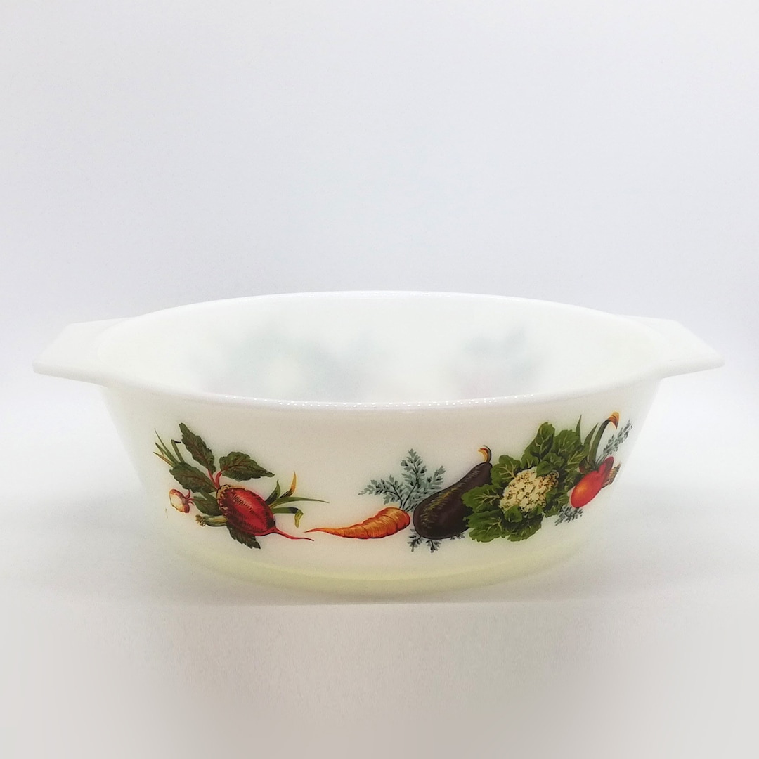 Pyrex Casserole Dish, JAJ Tuscany, Vintage Pyrex Dish, Market Garden ...