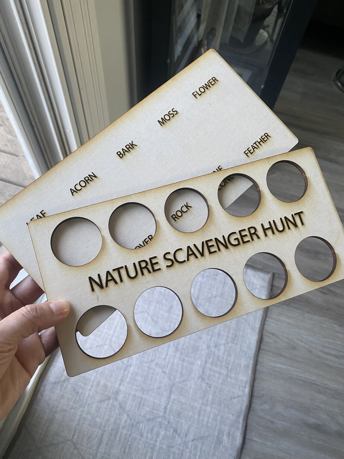 Nature Scavenger Hunt SVG Laser Cut File for Glowforge SVG Montessori ...