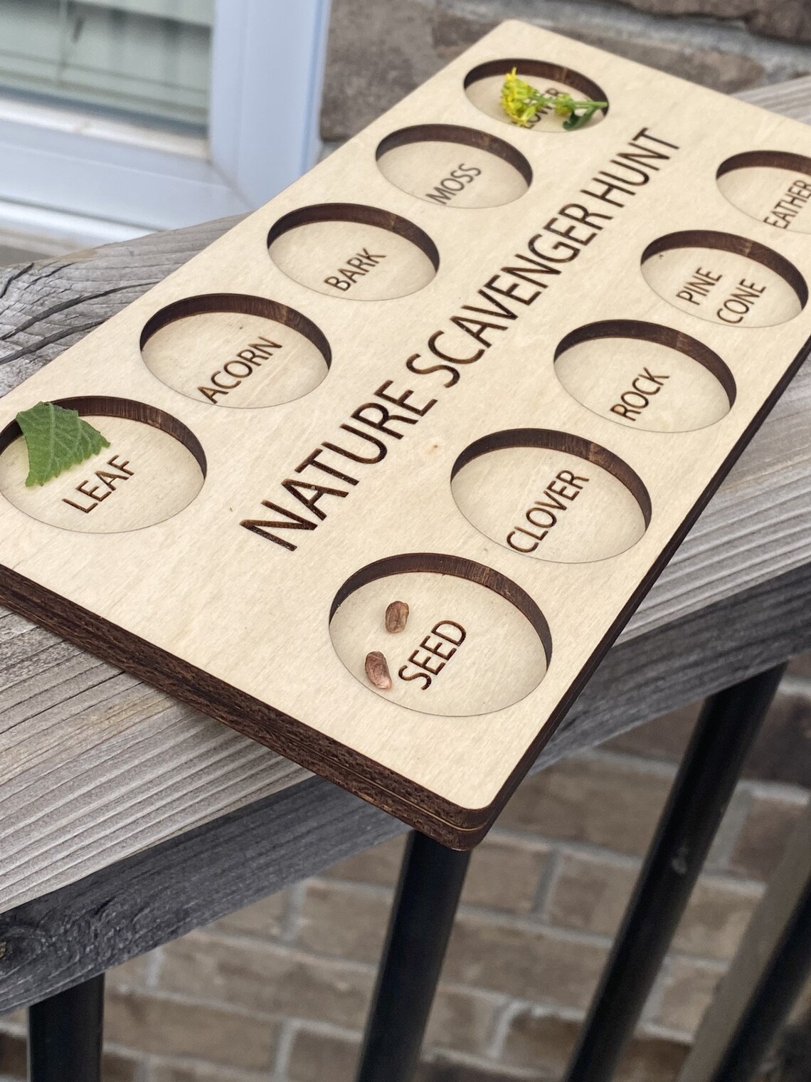 Nature Scavenger Hunt SVG Laser Cut File for Glowforge SVG Montessori ...