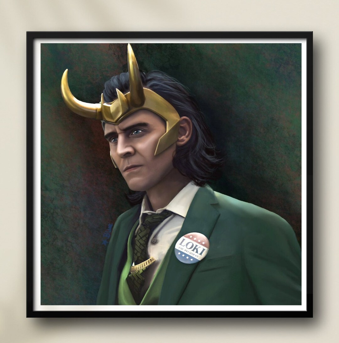 Vote Loki - Digital Art Print - Etsy