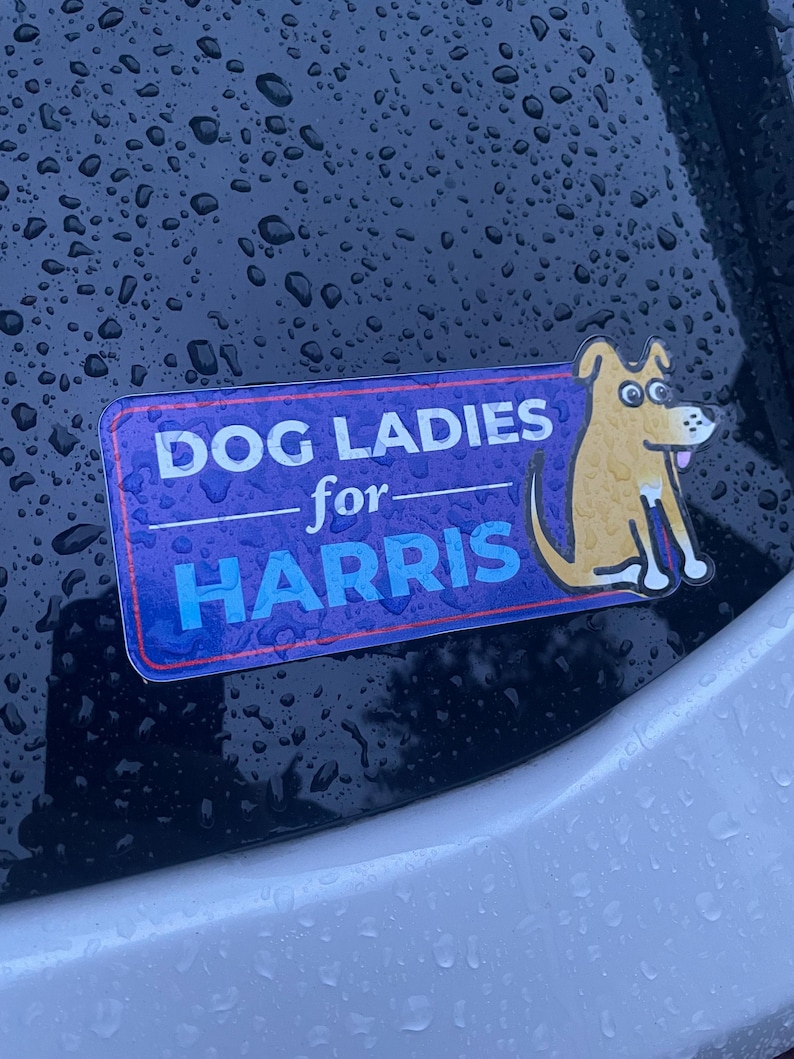 Cat Ladies for Kamala - Bumper Sticker - 6" X 2.75" Decal - 6 Mil - Etsy