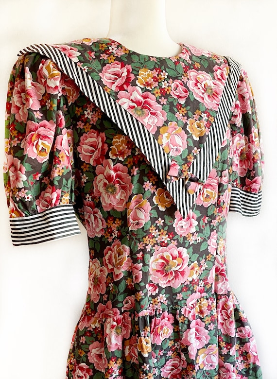 Vintage 80s floral jumpsuit - Gem