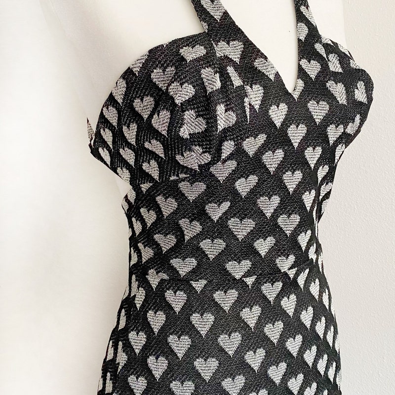 Heart Print Dress - Etsy