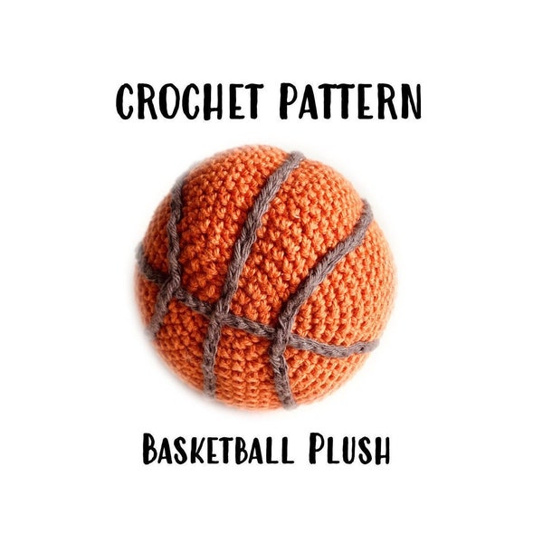 Crochet Basketball Pattern - Etsy