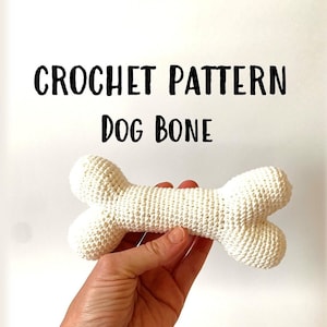 Crochet Bone Pattern, How to Crochet a Dog Bone, Bone Amigurumi Plush ...