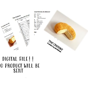 Cheese Crochet Pattern, Crochet Cheese Pattern, How to Crochet Cheese ...