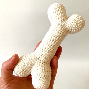 Crochet Bone Pattern, How to Crochet a Dog Bone, Bone Amigurumi Plush ...