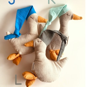 Duck Toy, Plush Duck, Little Sleepy Duck With Hat, Small Duck Pillow ...