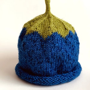 Blueberry Knit Hat Pattern for All Sizes, Fruit Hat Pattern for Babies ...