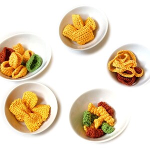 Crochet Pasta Pattern, How to Crochet, Play Food for Children, Crochet ...