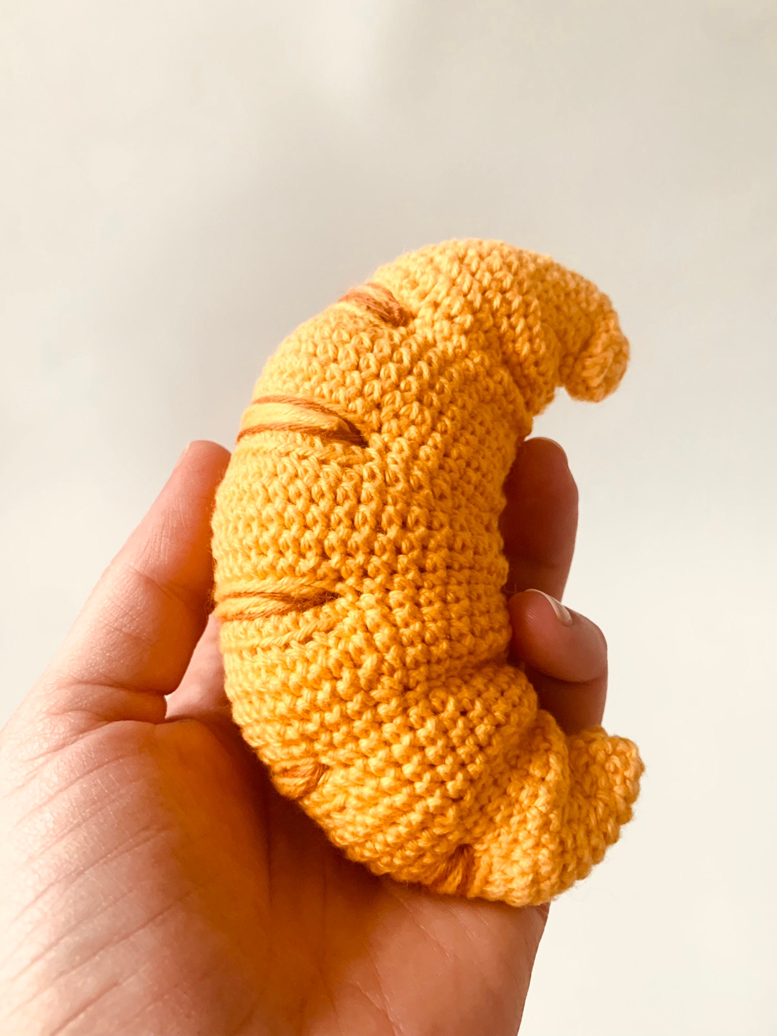 Crochet Croissant Pattern, Amigurumi Plush Play Food (PDF Pattern) - Etsy