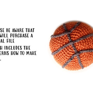 Crochet Basketball Pattern How to Crochet a Basketball - Etsy Sweden