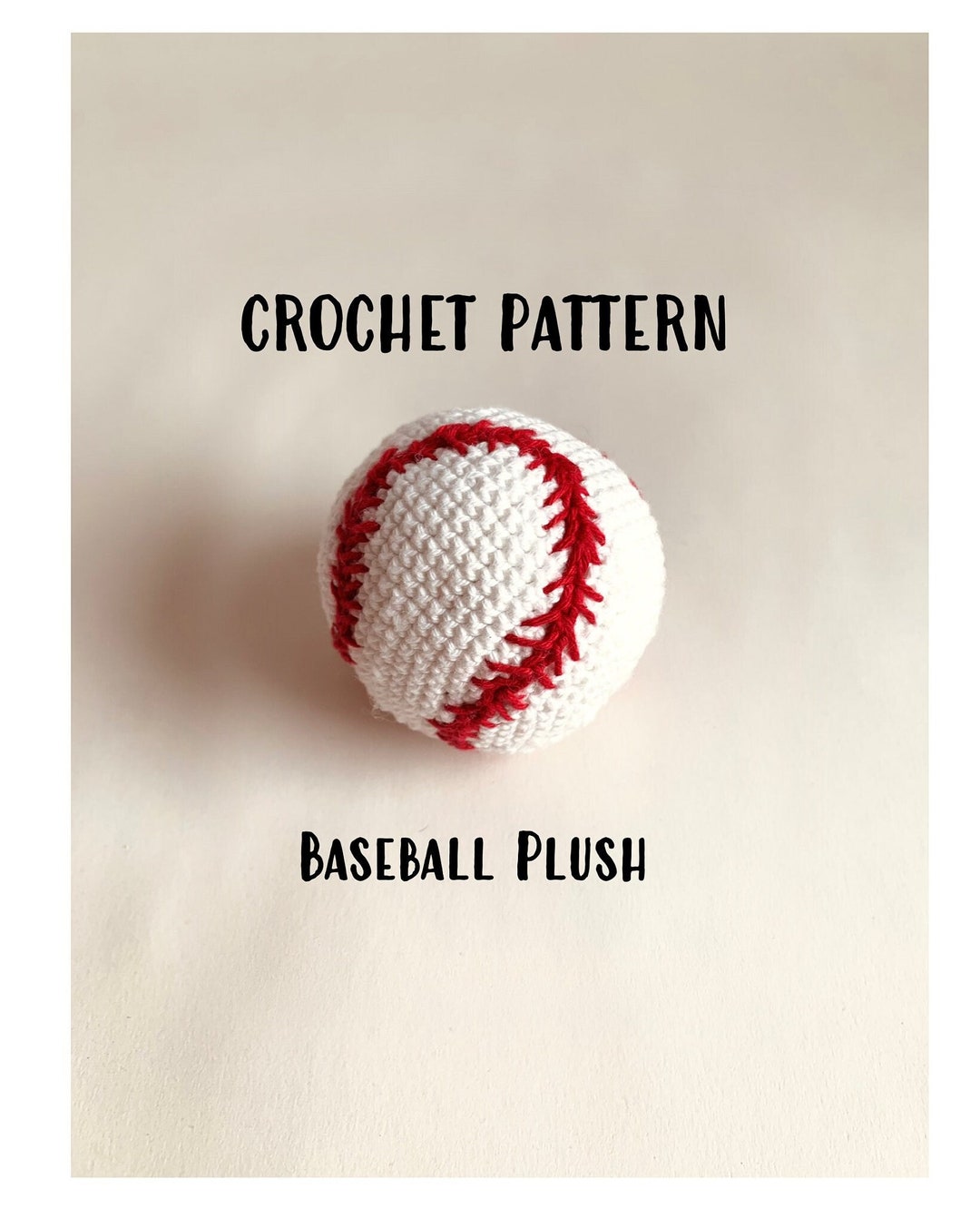 Crochet Baseball Pattern, How to Crochet a Baseball, Baseball Amigurumi ...