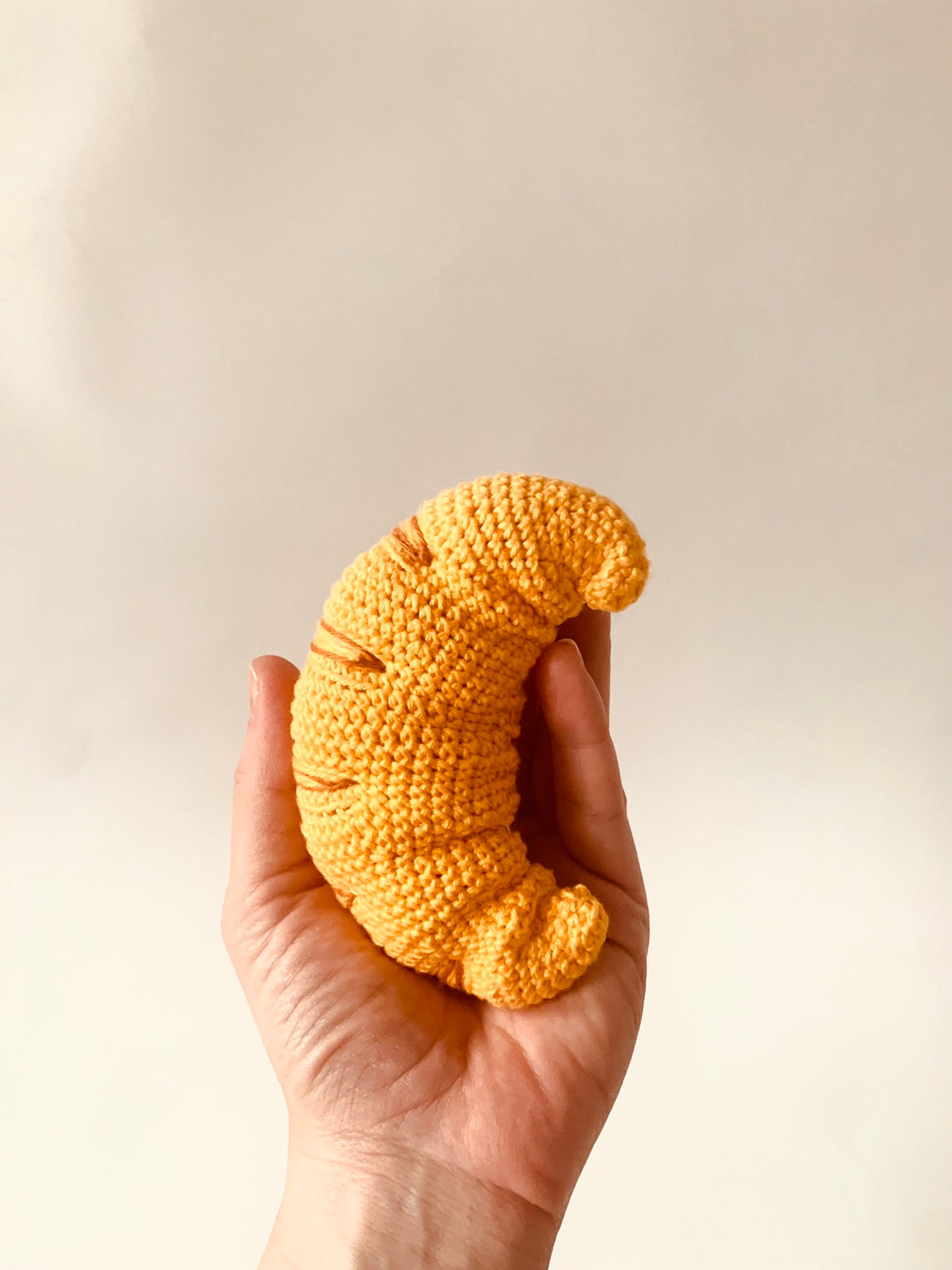 Crochet Croissant Pattern, Amigurumi Plush Play Food (PDF Pattern) - Etsy