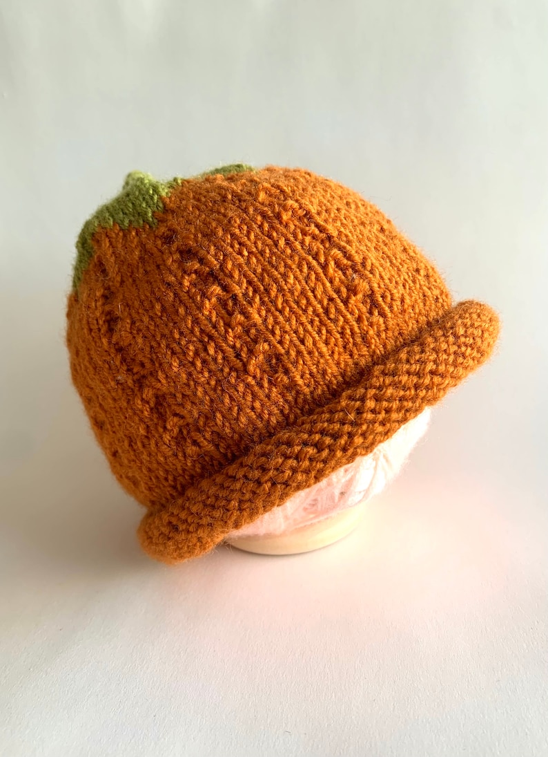 Pumpkin Hat Knitting Pattern: All Sizes (PDF Pattern) - Etsy