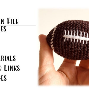 Football Crochet Pattern, Crochet Football Pattern, How to Crochet a ...