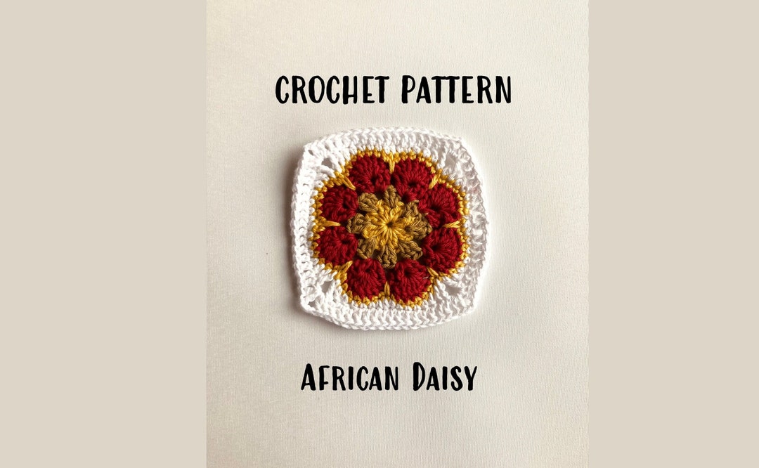 Granny Square Pattern African, Granny Square Crochet Pattern, Granny ...