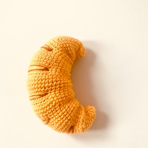 Croissant Crochet Pattern, Crochet Croissant Pattern, Crochet Food ...