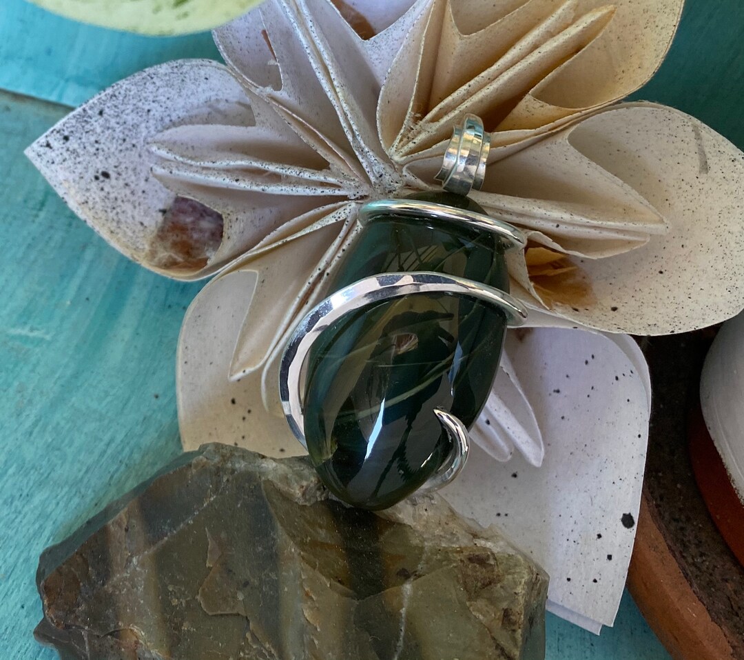 Silver Wrapped Larsonite - Etsy
