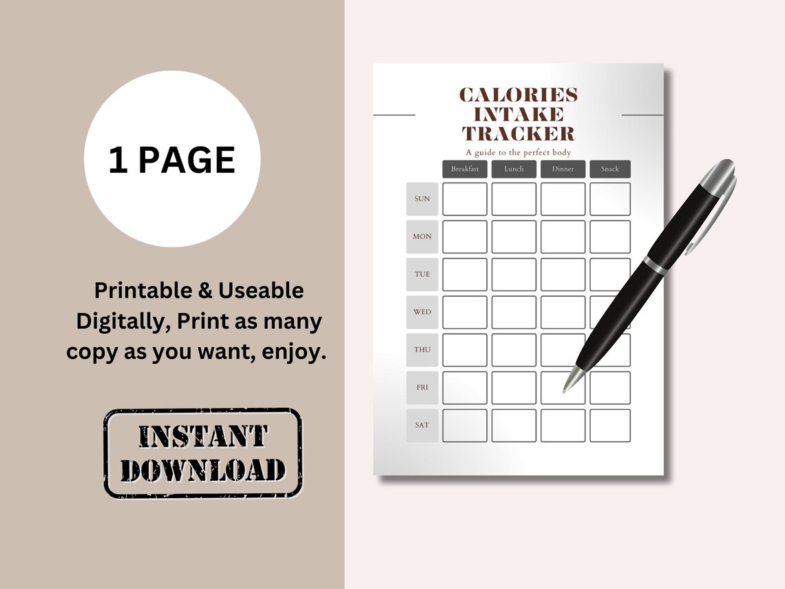 Minimalist Fitness Planner, Exercise Planner, Workout Tracker, Wellness ...