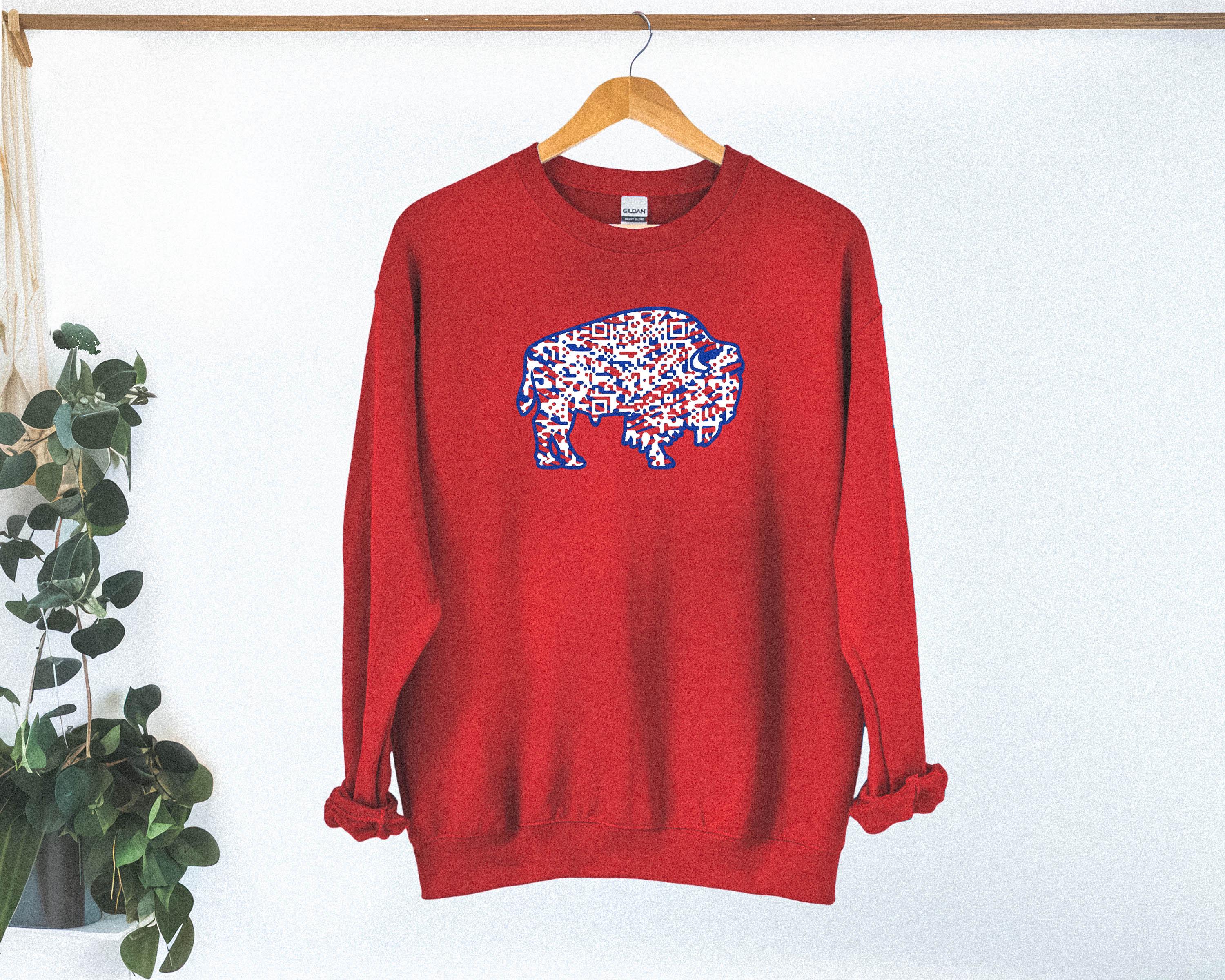 Buffalo Shout QR Code Sweatshirt || Buffalo Football Sweatshirt ...