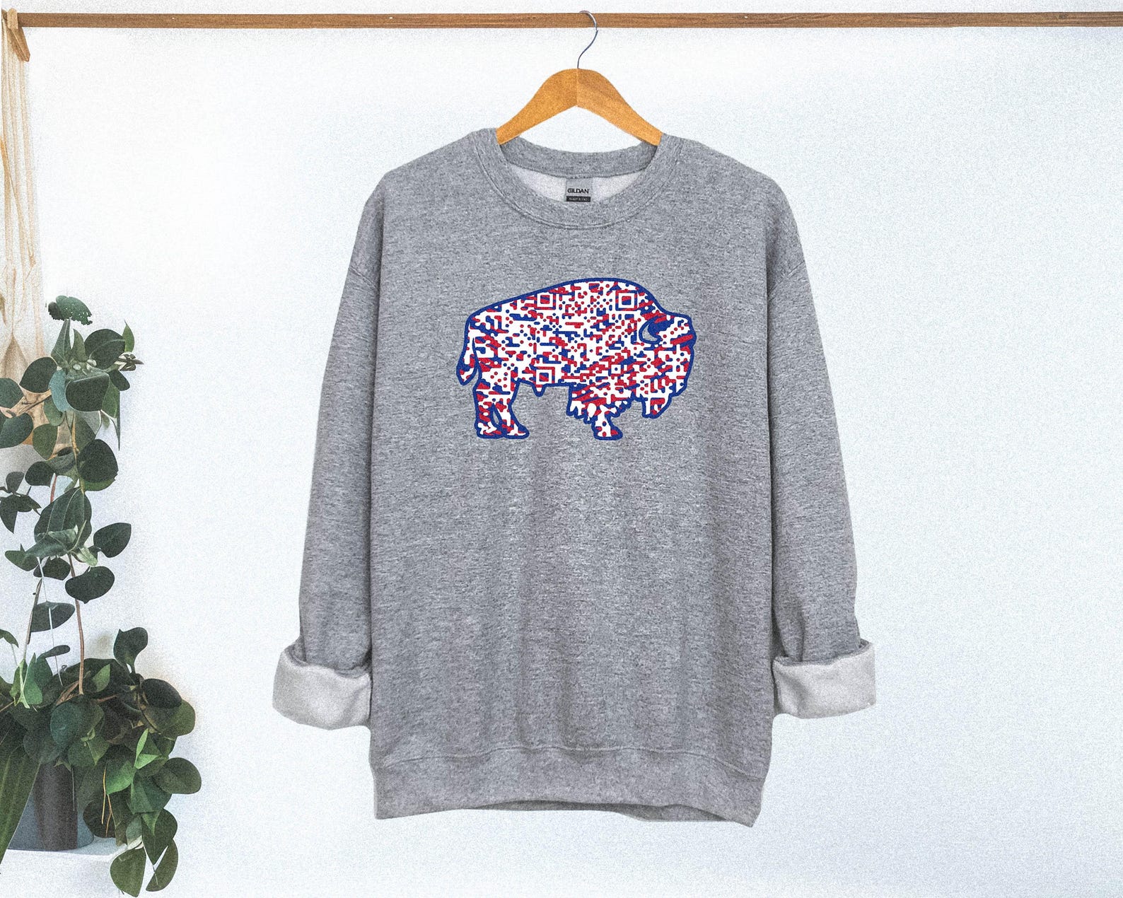 Buffalo Shout QR Code Sweatshirt || Buffalo Football Sweatshirt ...