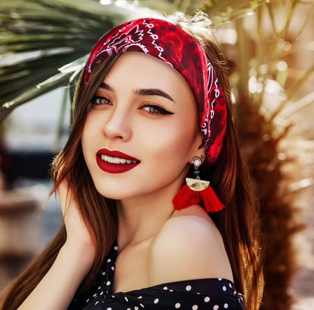 Buy1 get1 gratis el color puede variar bufanda de Bandana - Etsy España