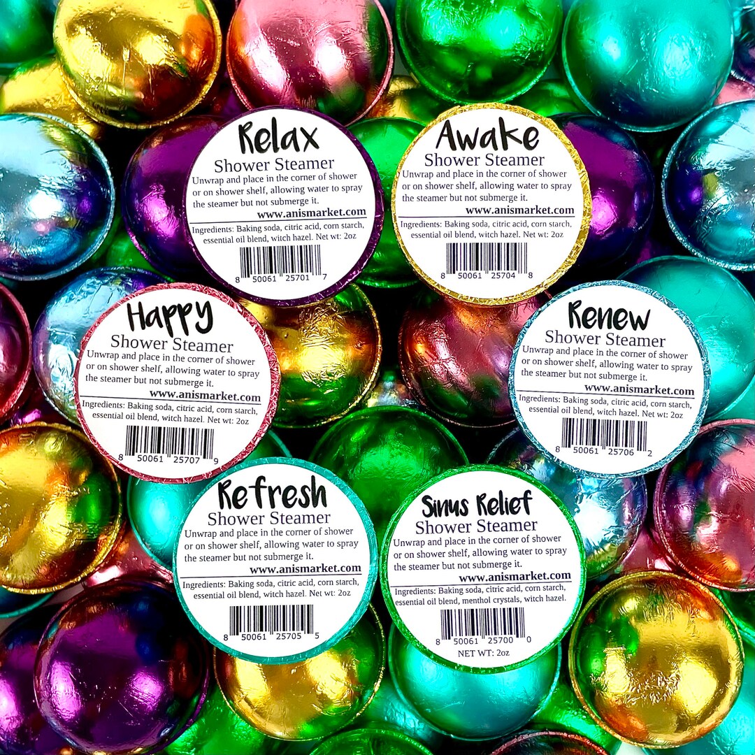 All Natural Shower Steamers - Hand Crafted With Essential Oils - Made ...
