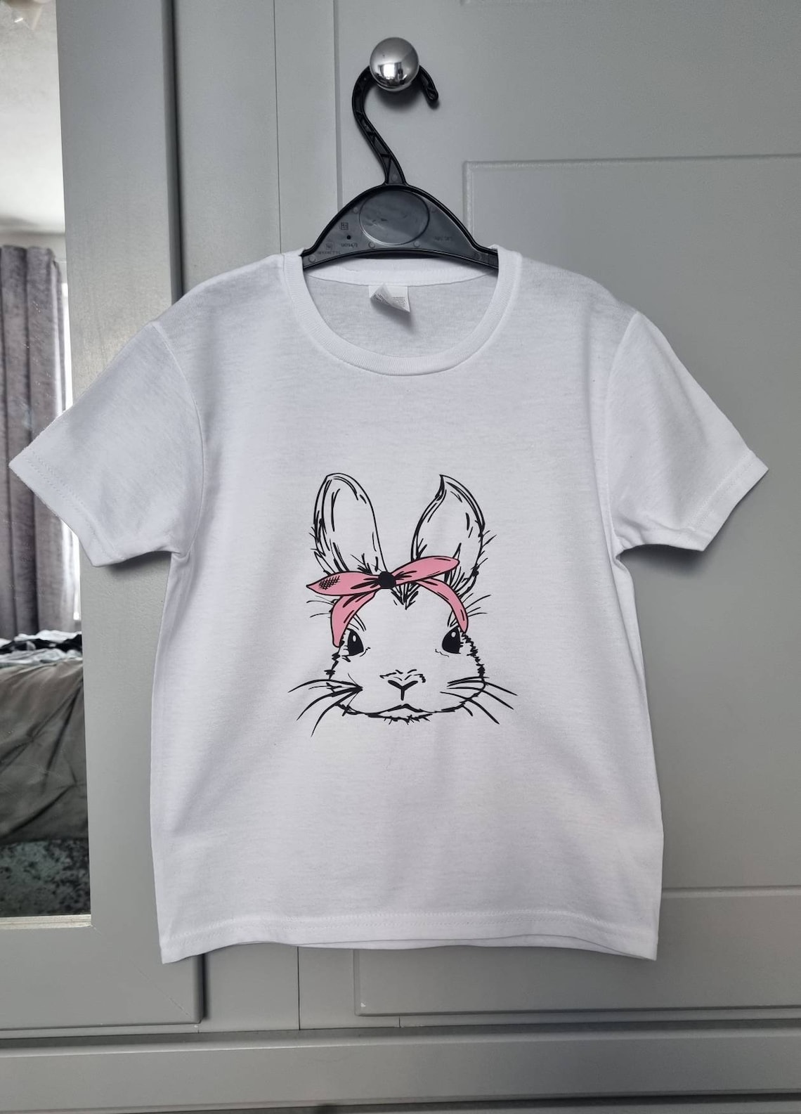 Bunny t shirt, cute bunny top, girls bunny t shirts, rabbit clothing ...